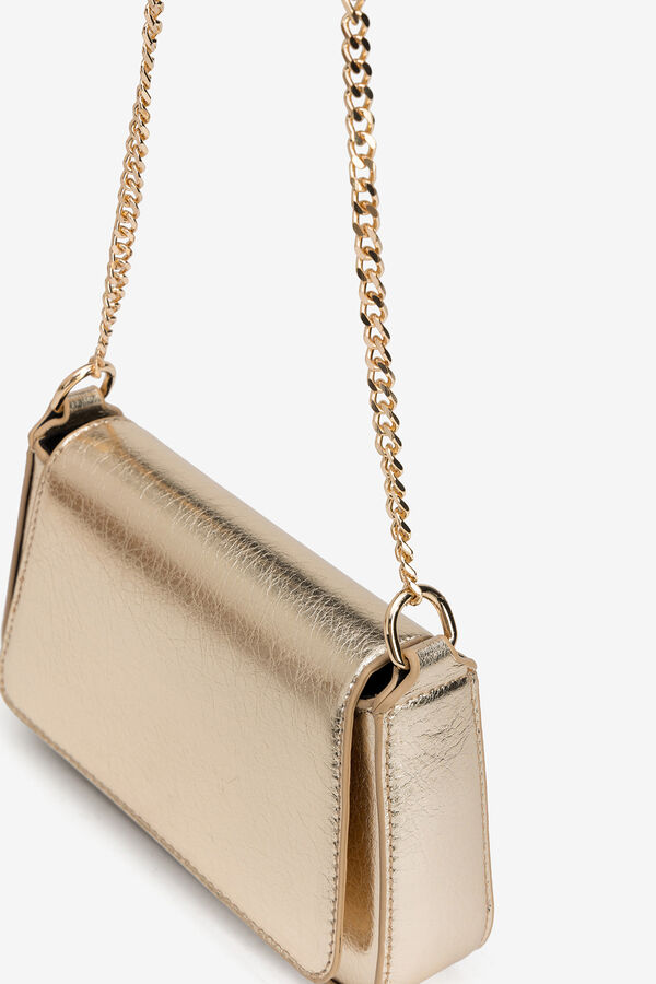 Metallic Flap Handbag, bag | Bags | WomenSecret