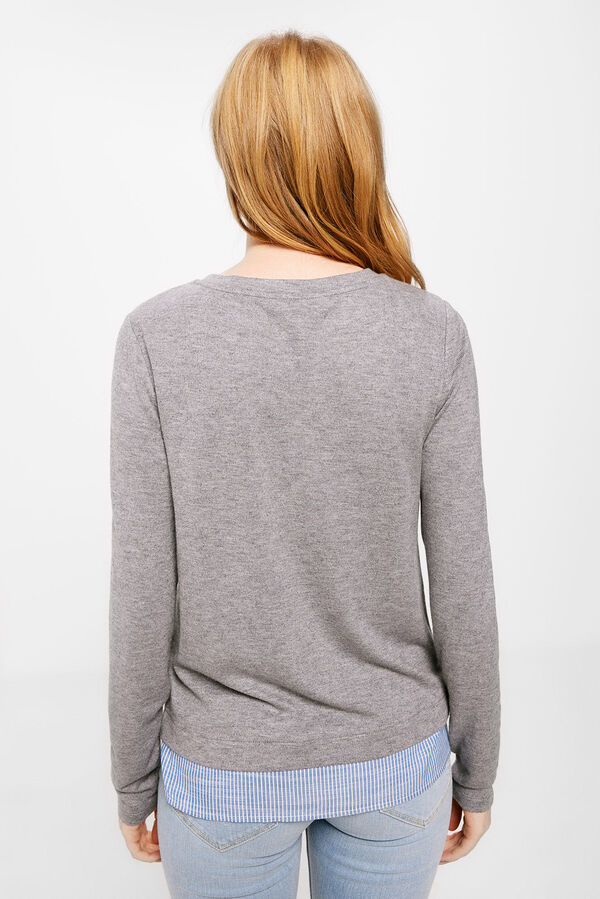 "Monaco" two-material T-shirt