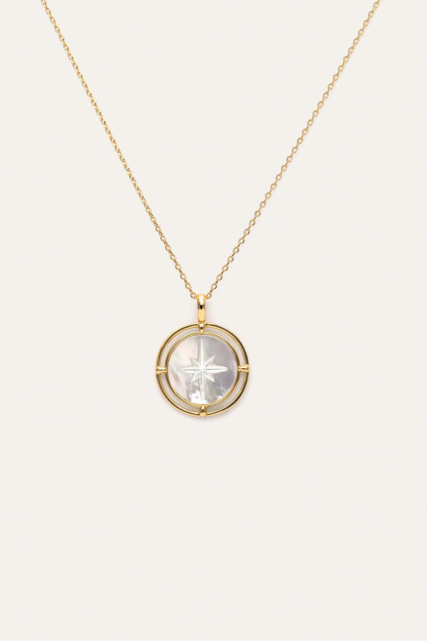 Colar Estrela Polar Nácar Banho Ouro | Colares de mulher | WomenSecret