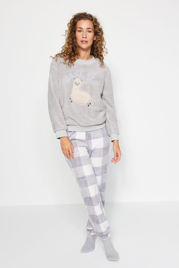 llama print pyjamas