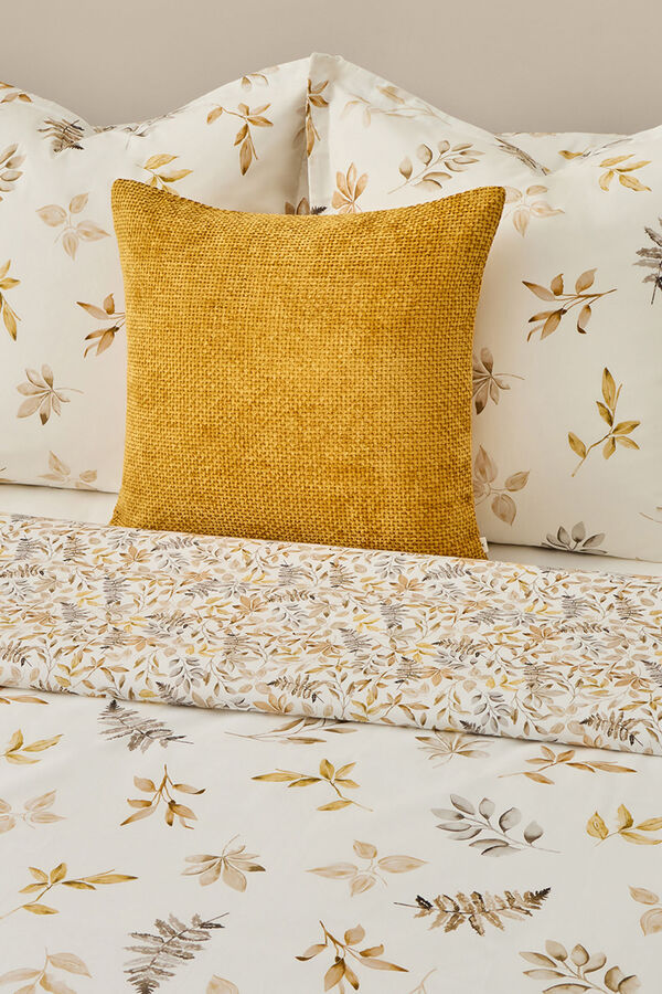 Capa de edredom de algodão com folhas em um galho | Roupa de cama e ...