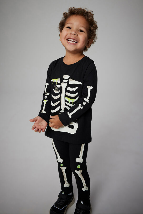 toddler skeleton pajamas boy
