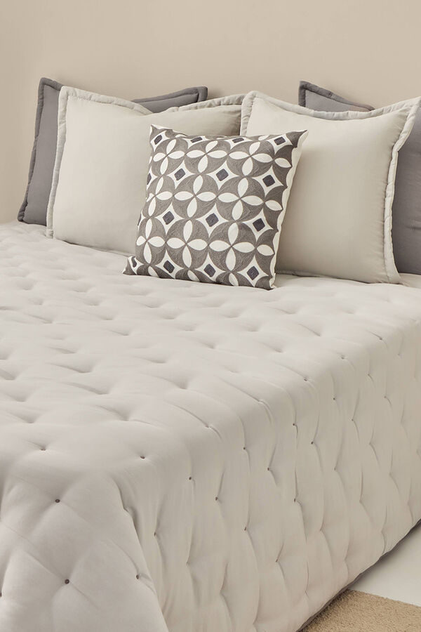 Edredón liso reversible puntos | Ropa de cama y textil para dormitorio ...