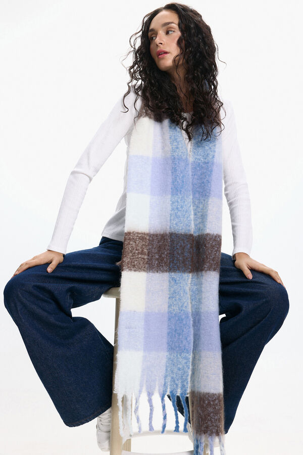Bufanda Larga Colores Flecos | Bufandas de Mujer | WomenSecret
