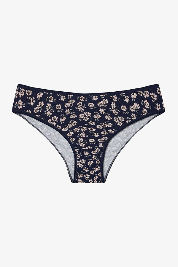 Pack of 5 floral print briefs | Slips für Damen | WomenSecret