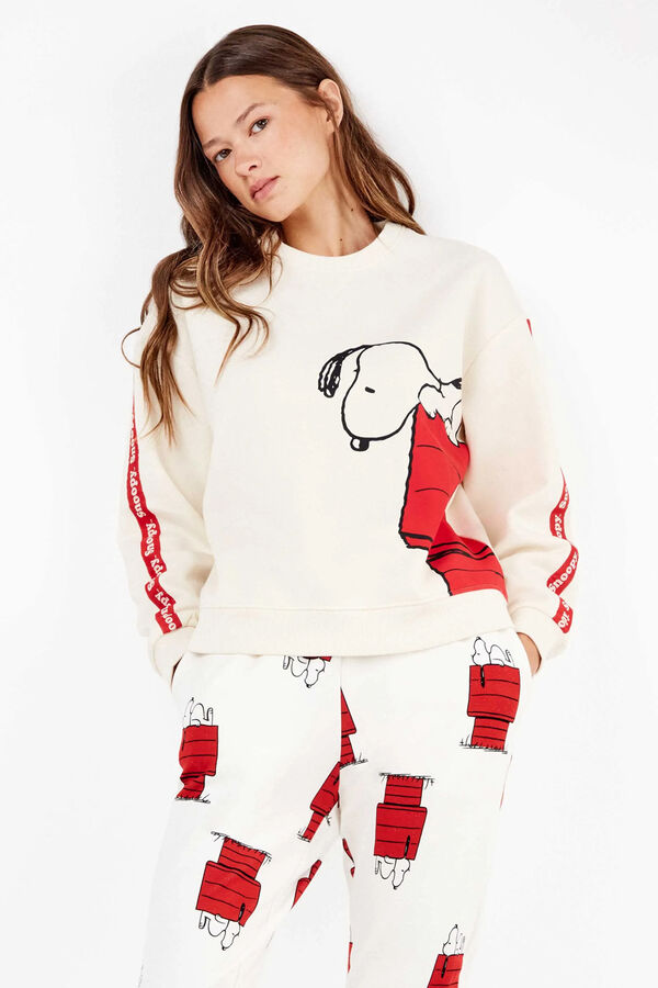 Snoopy house extra-soft stretch pyjamas set | Damenpyjamas | WomenSecret