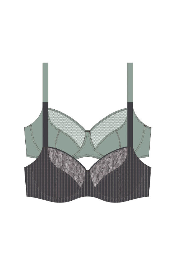 Madison two-piece pack Non Padded Full Coverage Bra | Ženski grudnjaci ...