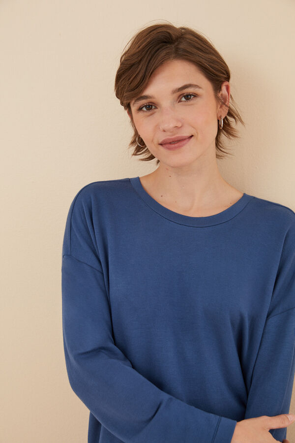 Plavi komplet s detaljem na leđima | Ženske pidžame | WomenSecret