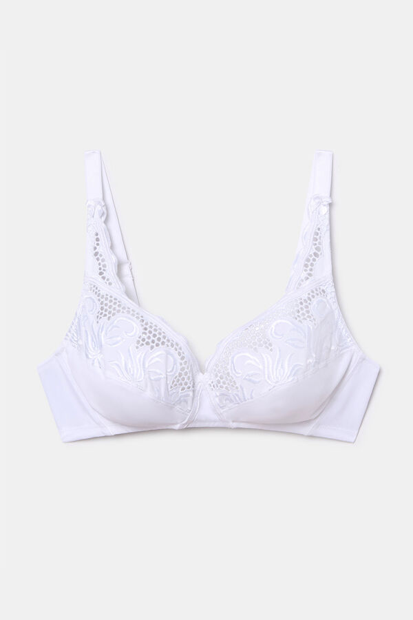 non wired microfibre bra