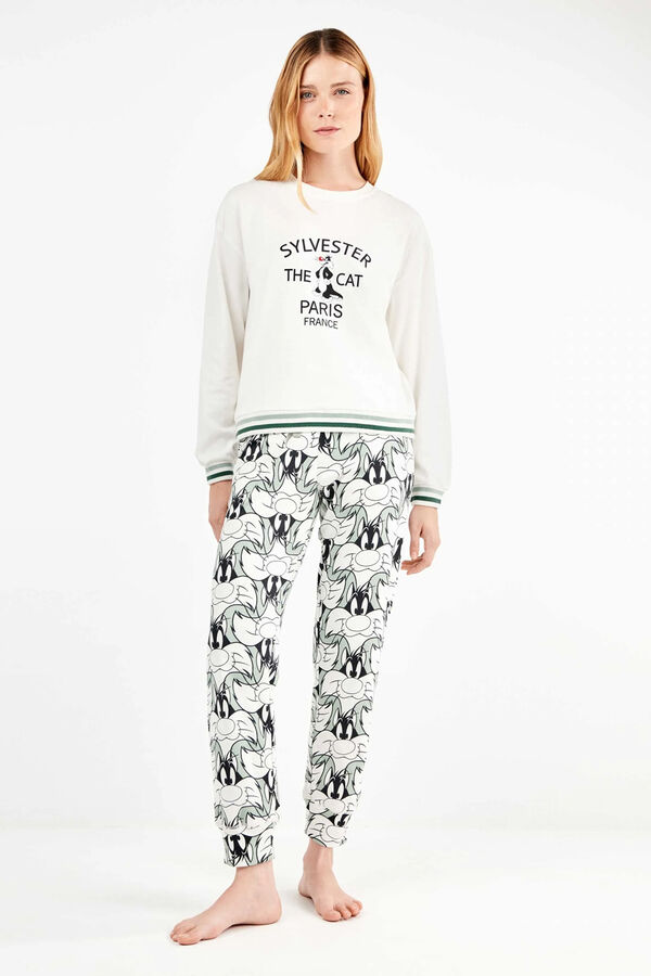 Conjunto de pijama Sylvester em malha interlock | Pijamas de mulher | WomenSecret