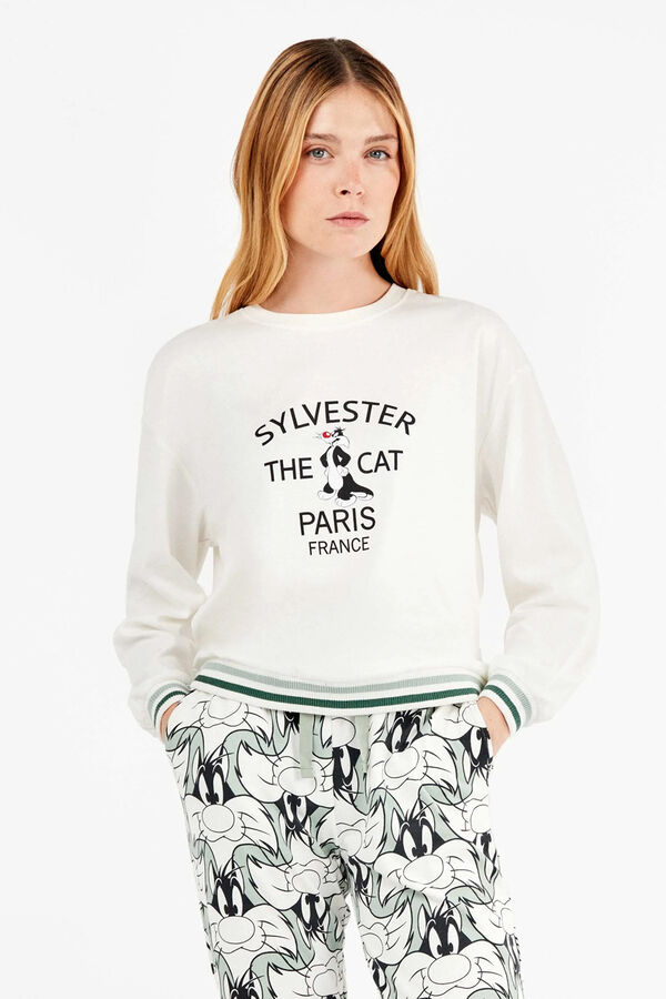 Conjunto de pijama Sylvester em malha interlock | Pijamas de mulher | WomenSecret