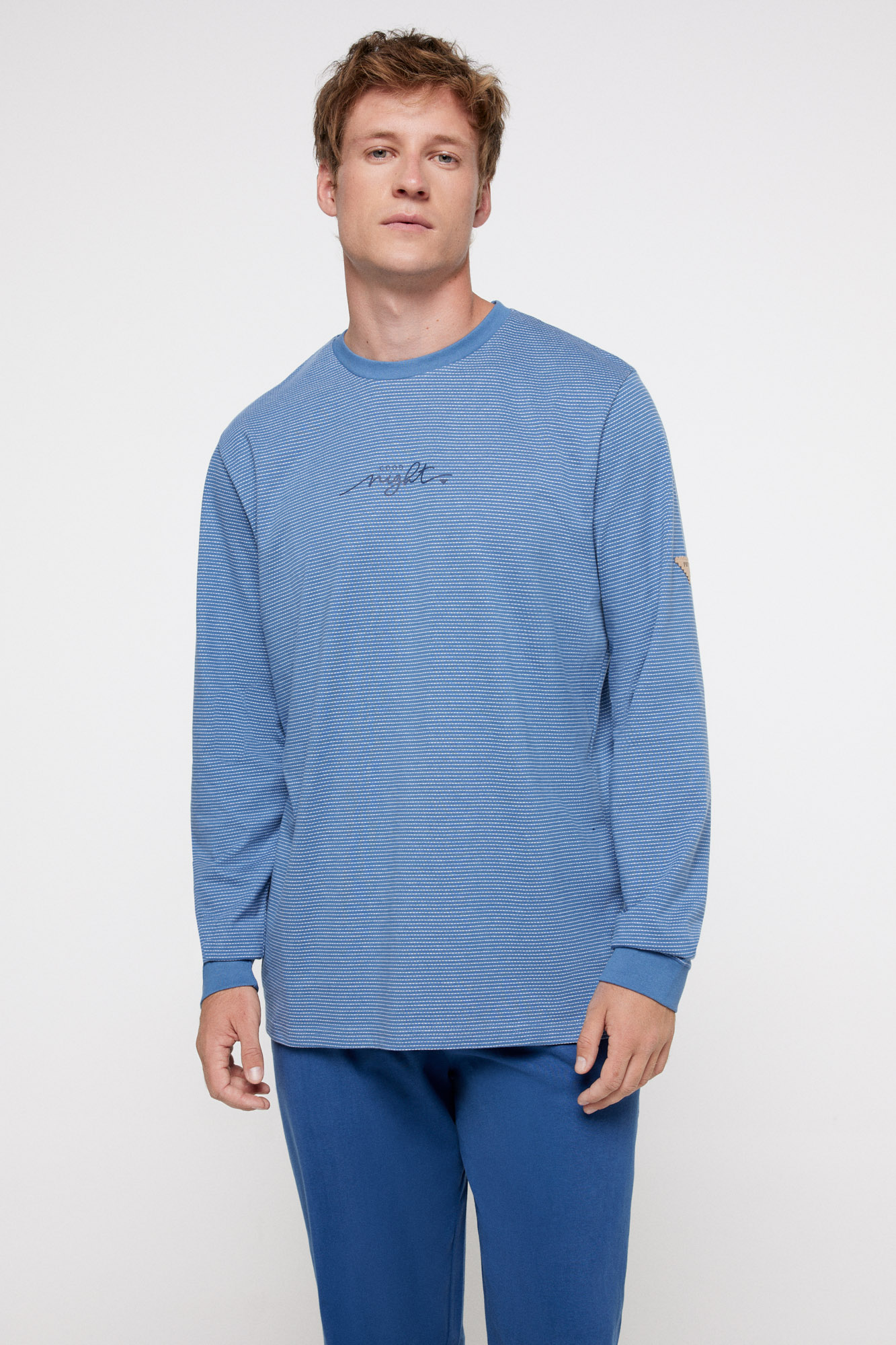 Pijama punto "list" | Pijamas de hombre | WomenSecret