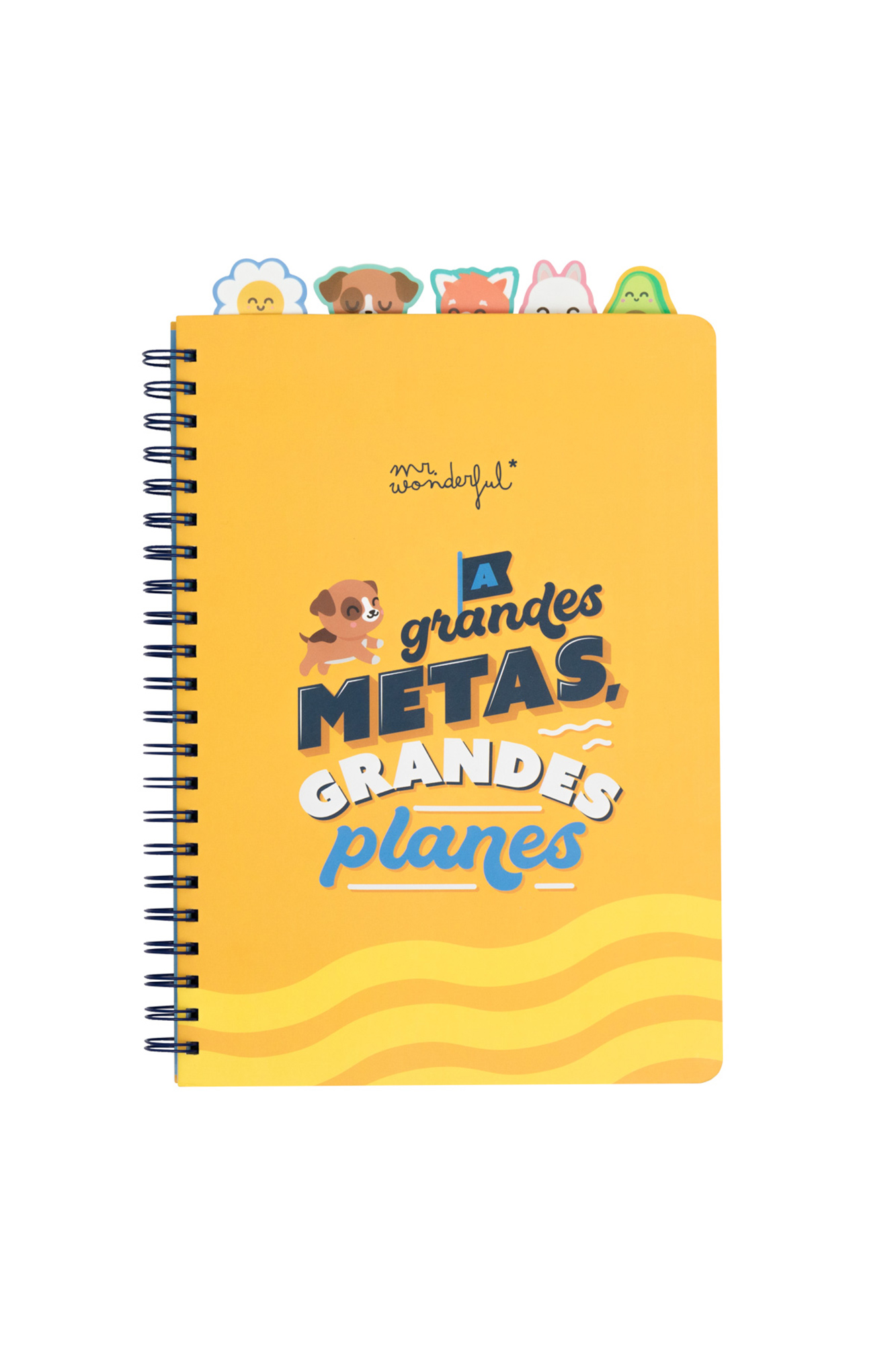Libreta A4 con pestañas - A grandes metas, grandes planes | Otros ...