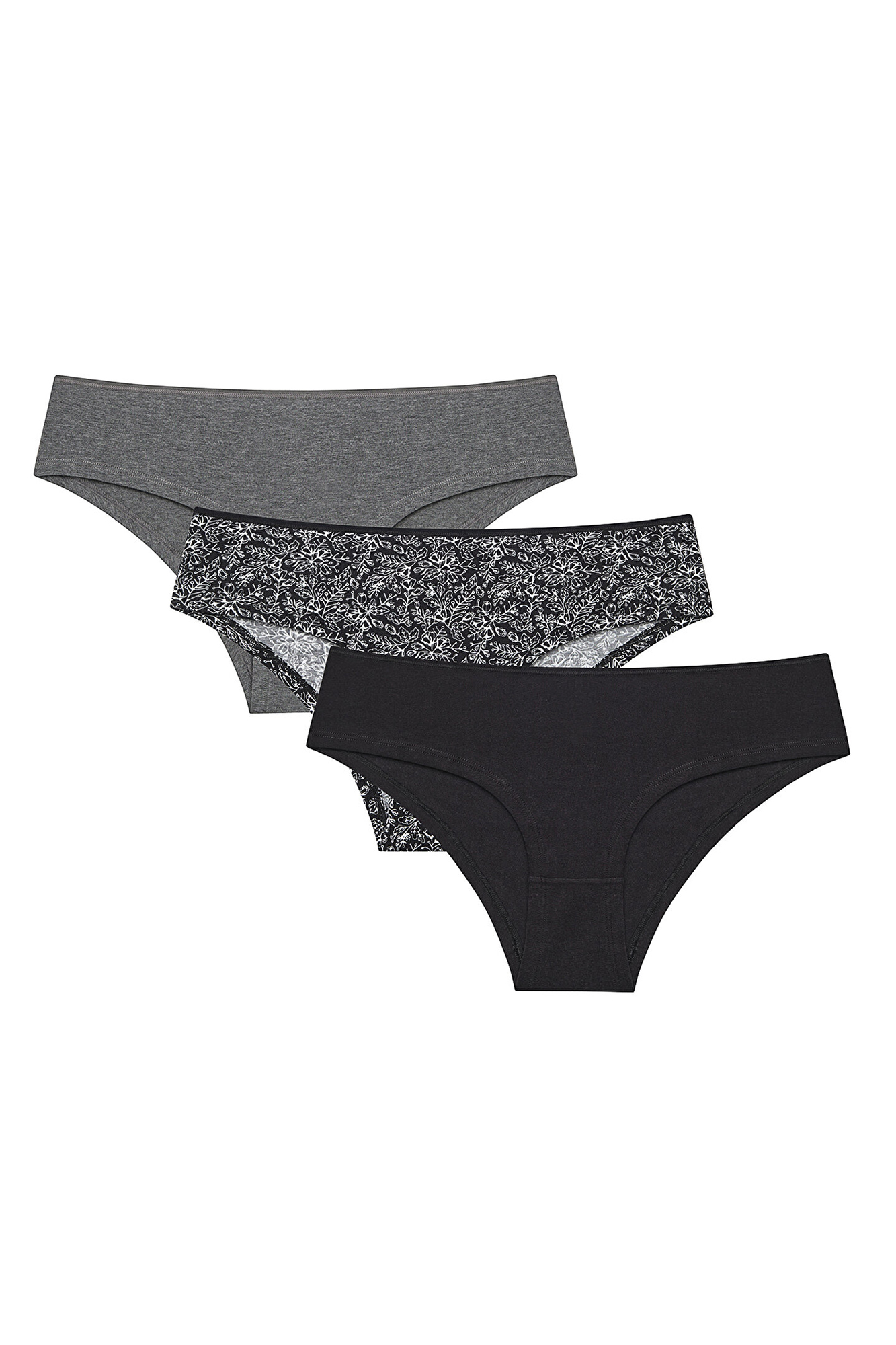 Pack de 3 cuecas hipster | Cuecas de mulher | WomenSecret