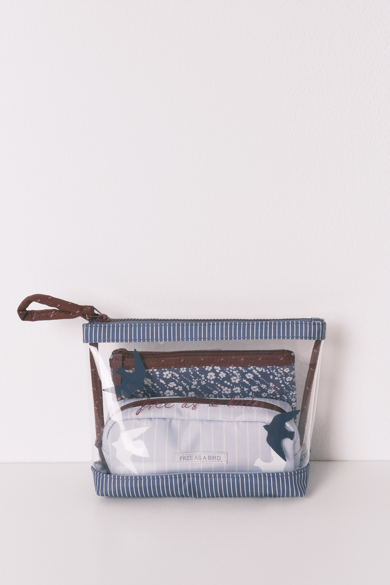 Lot de 3 trousses de toilette imprimées variées | Trousses de toilette ...