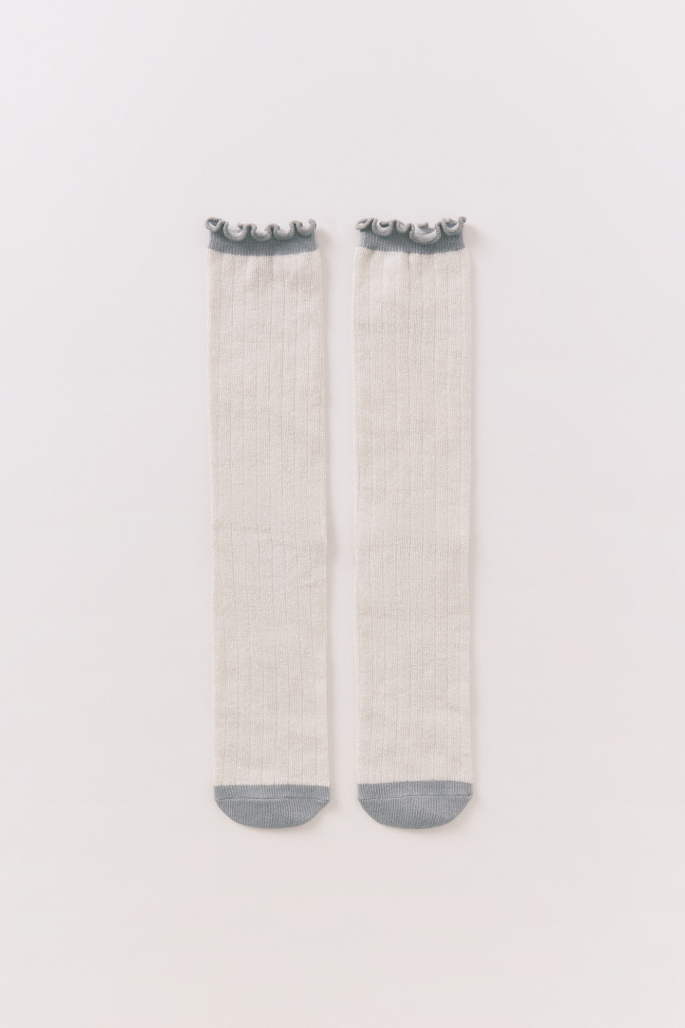 Long ribbed socks ecru tan | Stockings, tights, socks and leggings ...