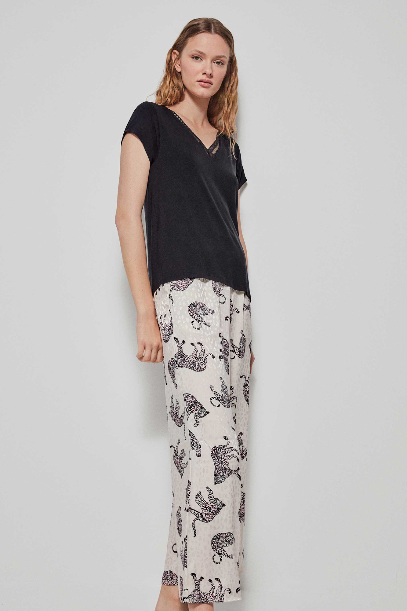 Long pyjama bottoms | Pyjamas pour femme | WomenSecret