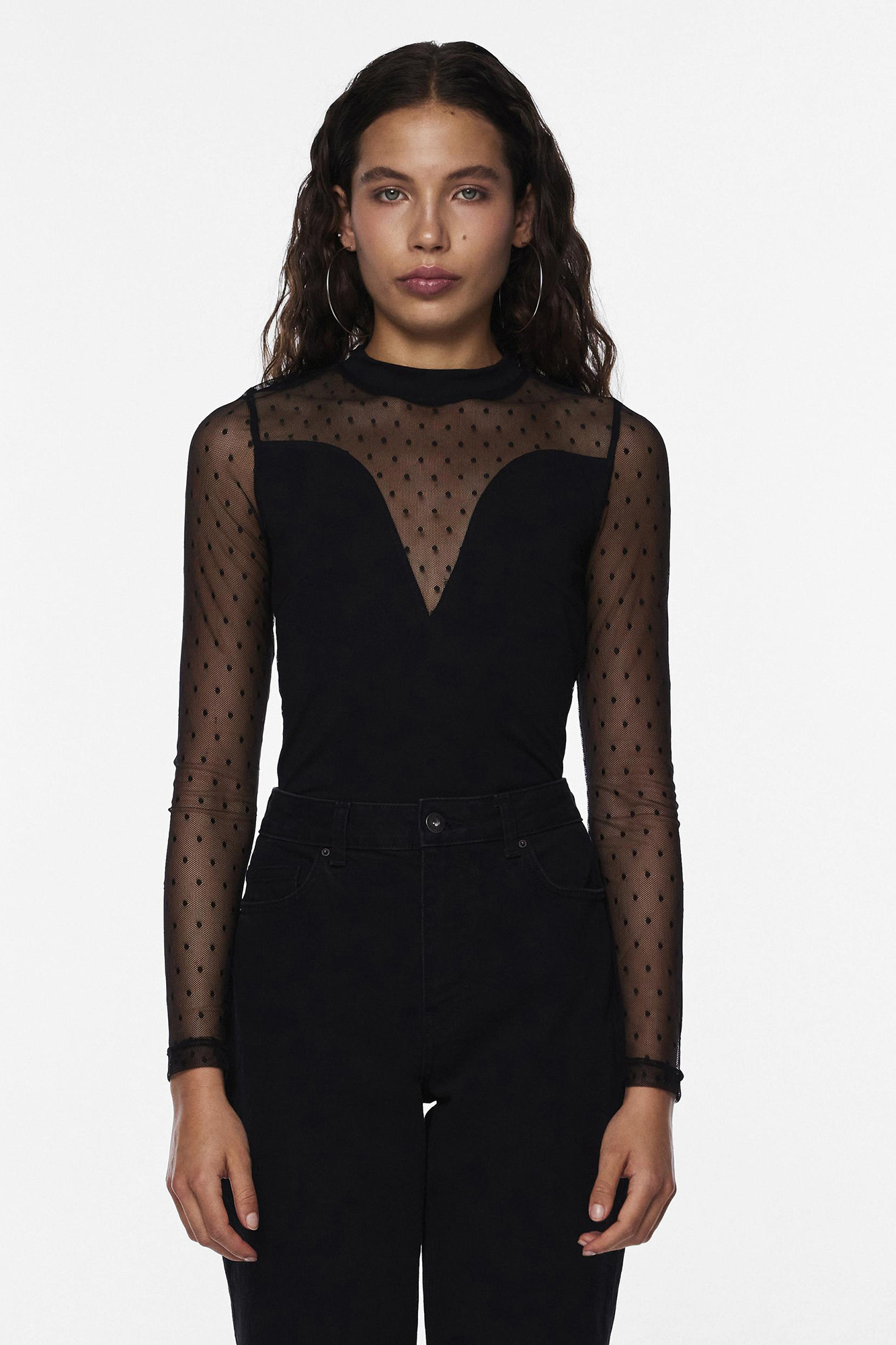 Body with closed collar | Bodies | WomenSecret