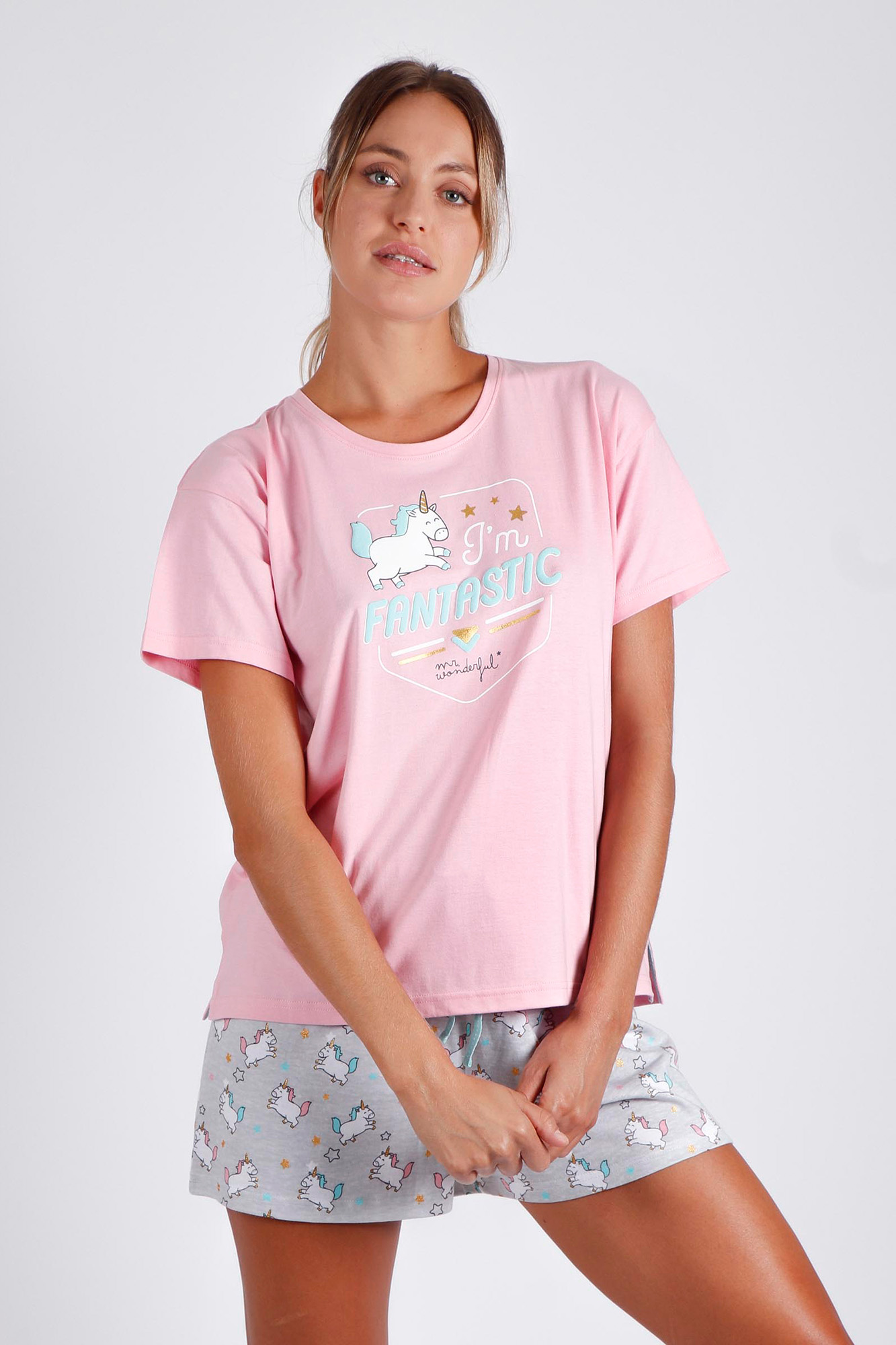 MR WONDERFUL I'm Fantastic short-sleeved pyjamas for women | Ženske ...