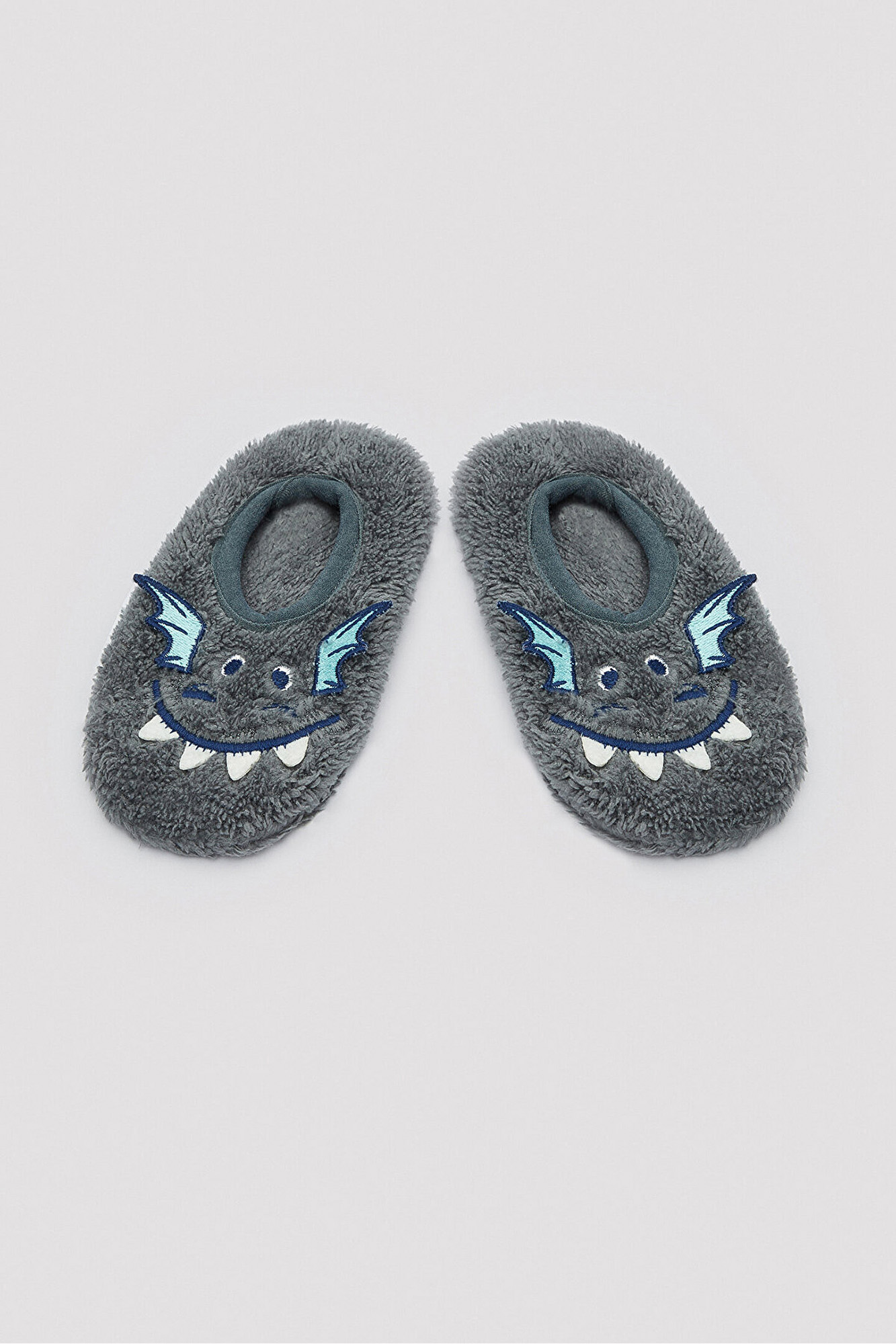 Dragon boys' grey slippers | Papuce za djecake | WomenSecret